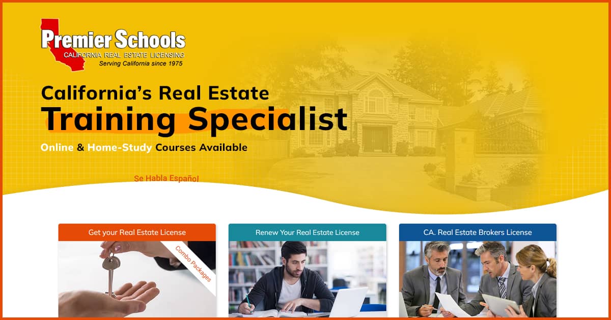 Premier Real Estate School : Real Estate License California
